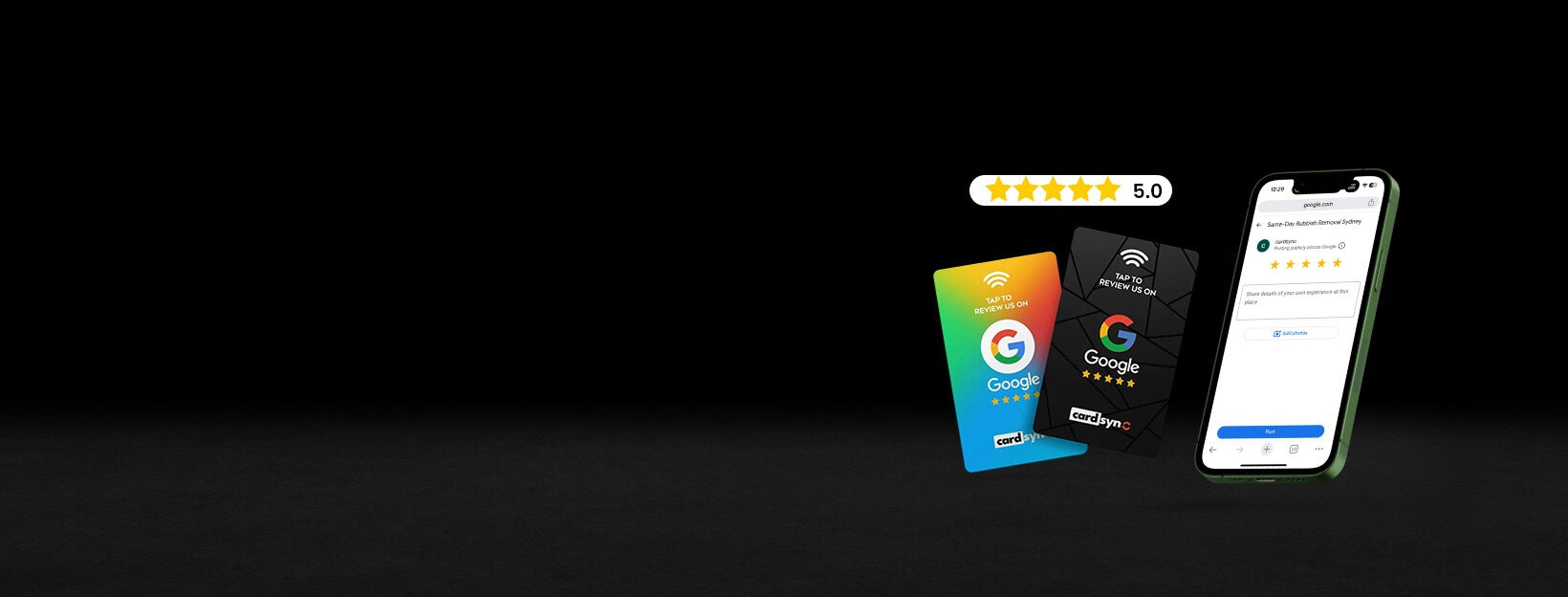 Review Cards - Increase your Google Reviews! - cardsync