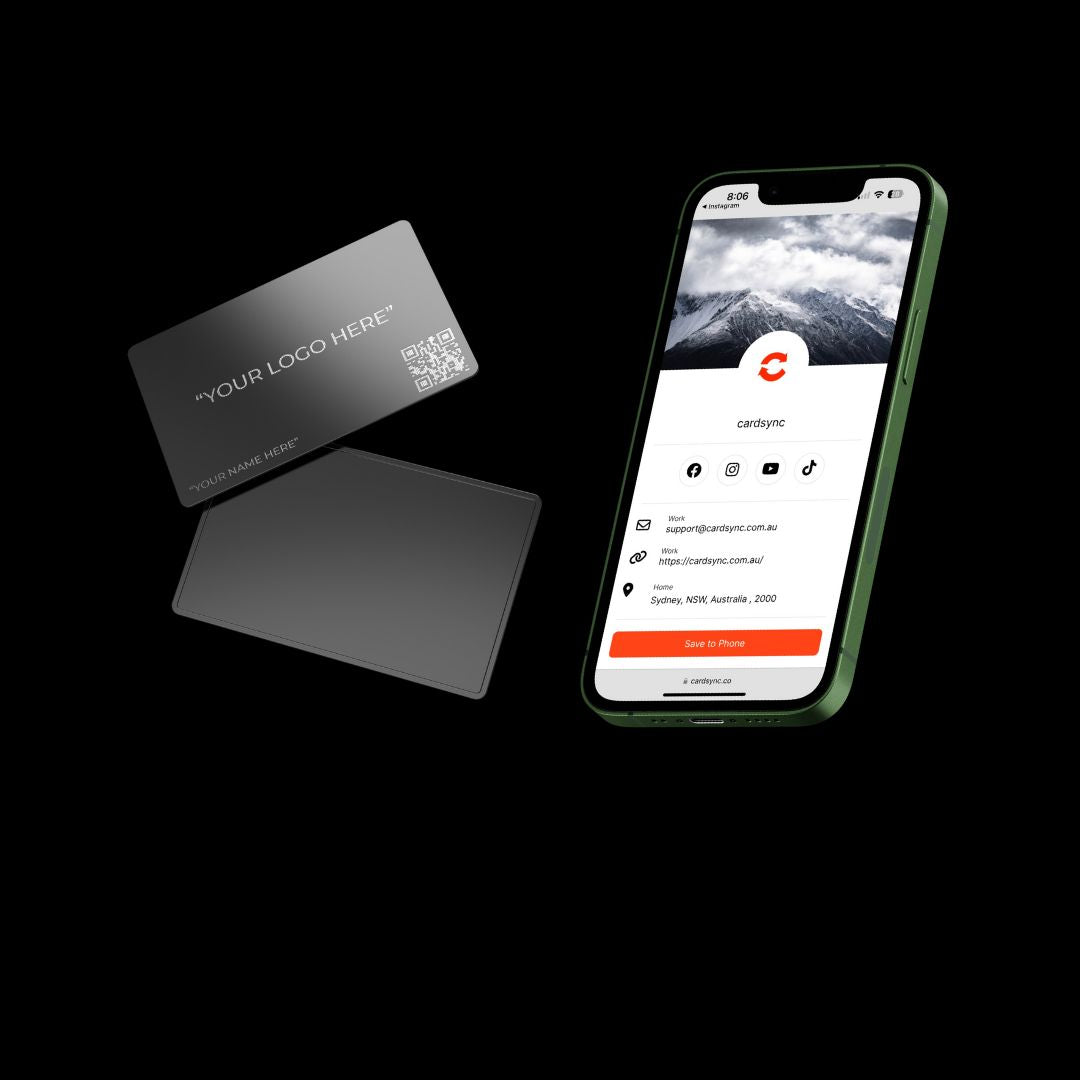 NFC QR Code Business Cards | cardsync