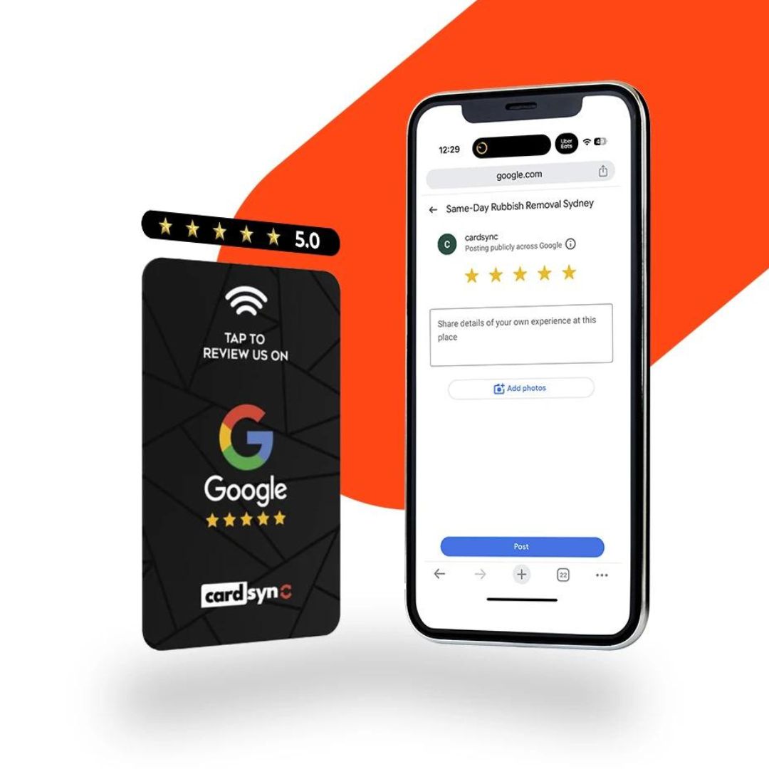 Review Cards - Increase your Google Reviews! - cardsync