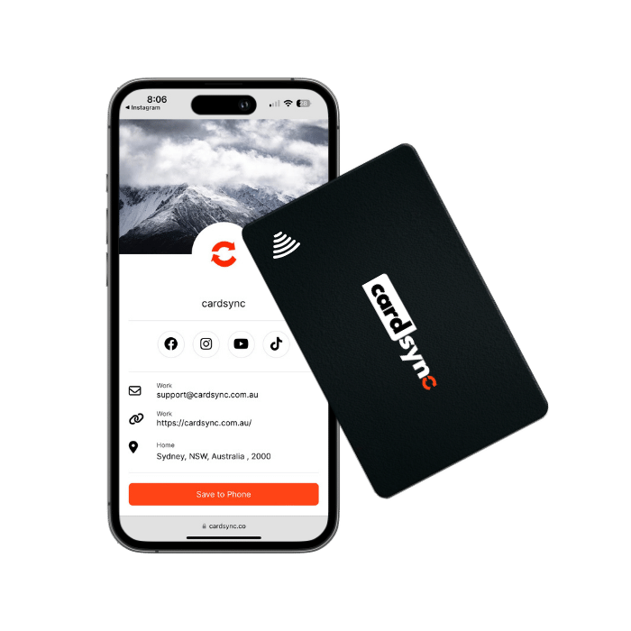 NFC Business Cards - Shop Premium Business cards | cardsync